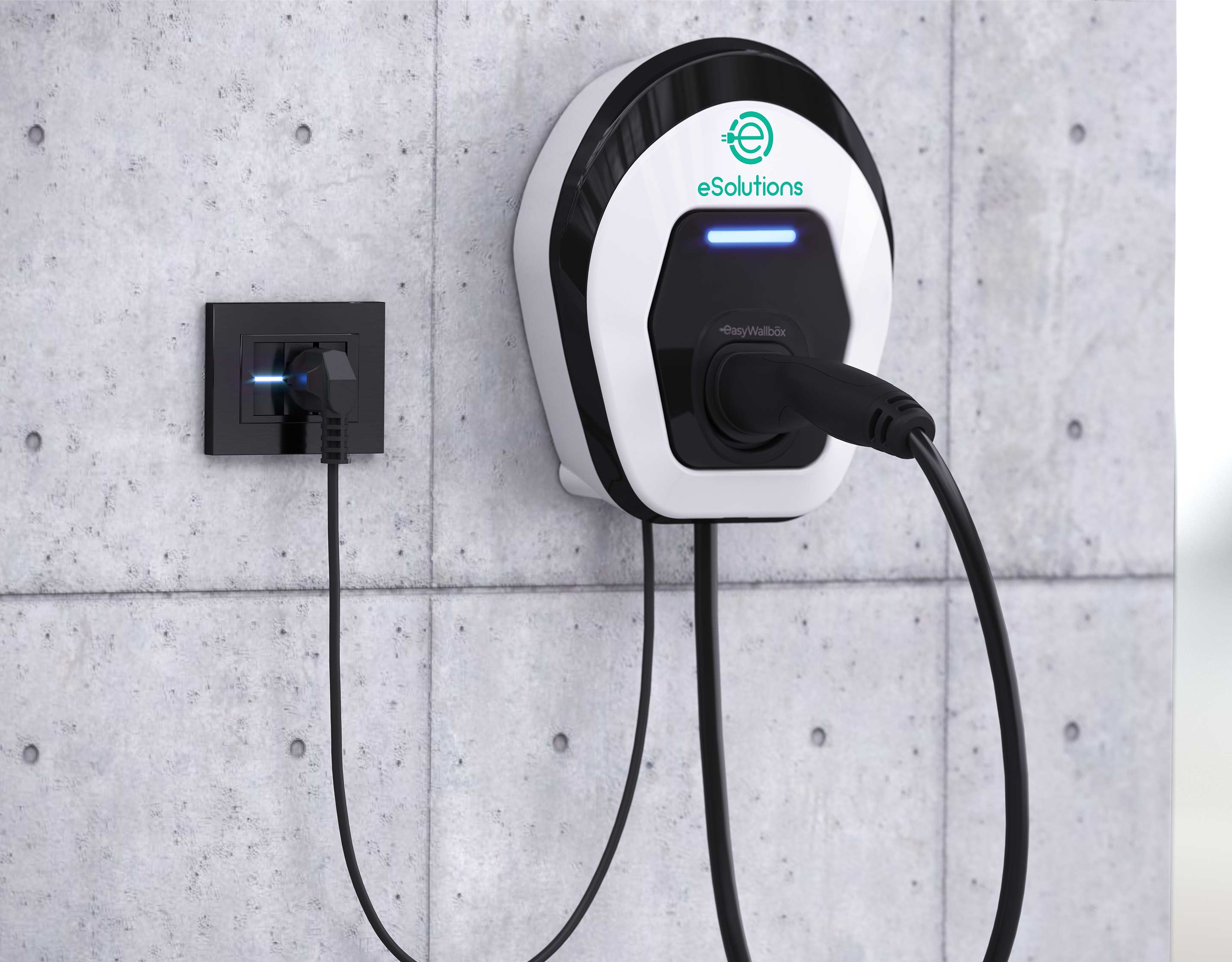 eSolutions, nabíjanie elektrického alebo plug-in hybridného vozidla